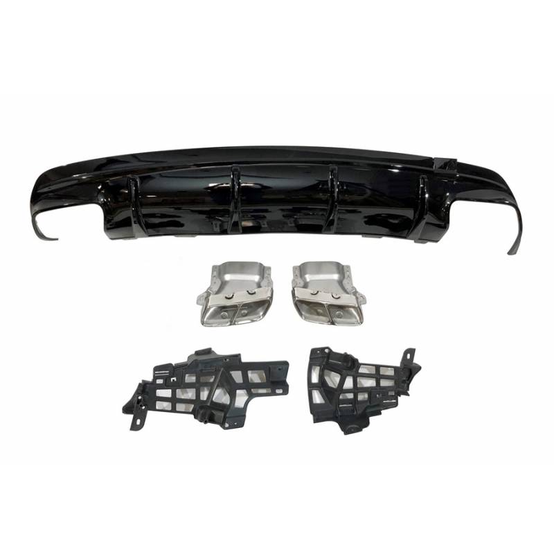 Difusor Trasero Mercedes CLA W117 2016-2018 4D/SW Style Facelift look ...