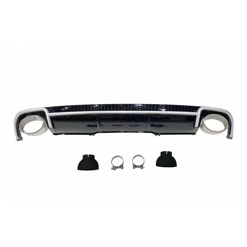 Rear Diffuser Audi A4 B9 2016+ Look RS4 ABS - Convert Cars