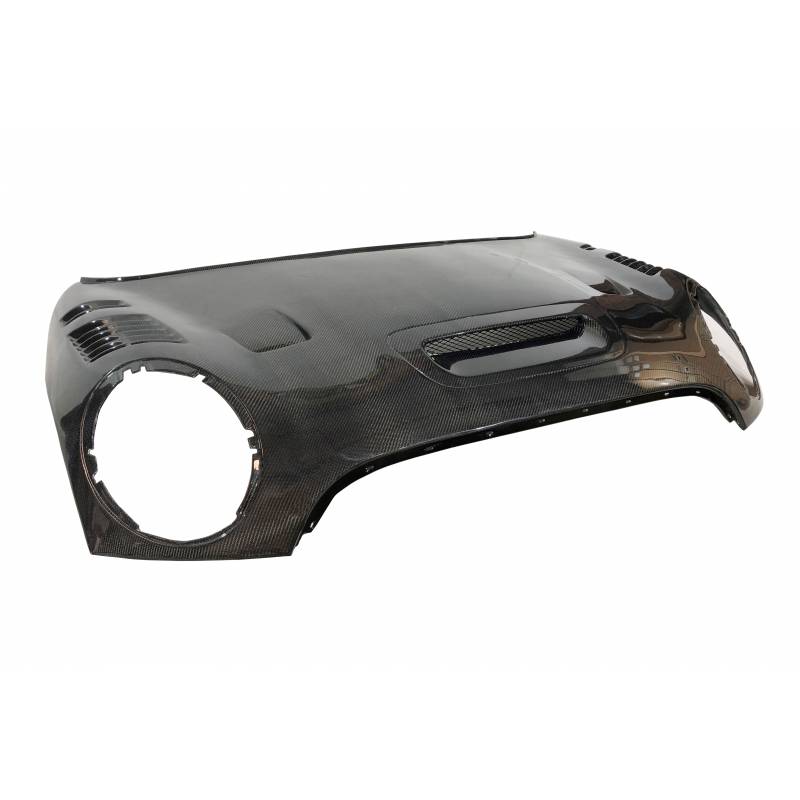 Carbon Fibre Bonnet Mini Cooper R55 / R56 / R57 2006-2010 Look JCW ...
