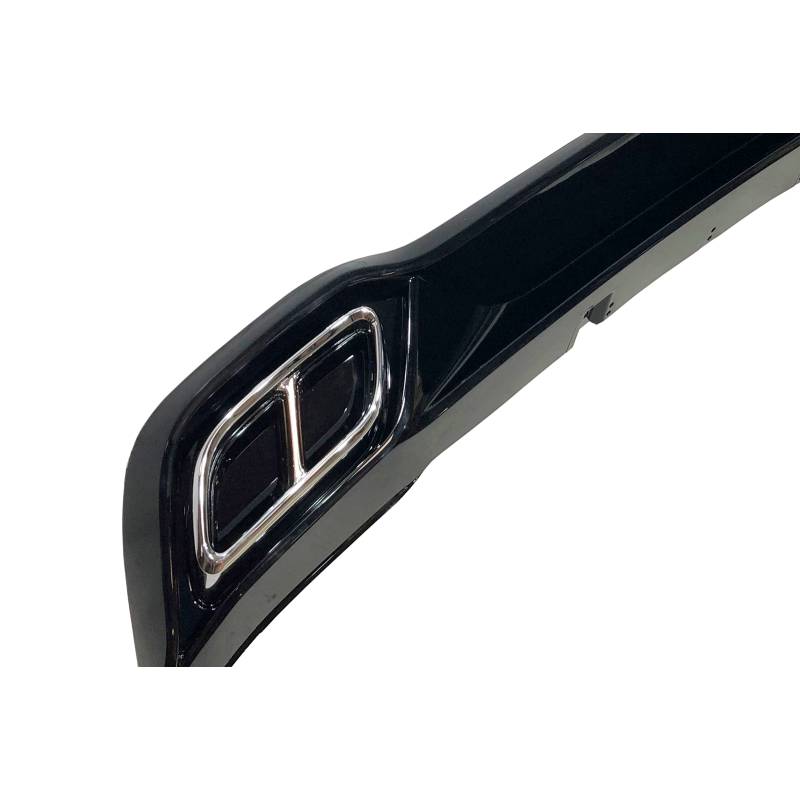 Rear Diffuser Volkswagen Golf 8 2019-2023 Glossy Black Look RLine ...